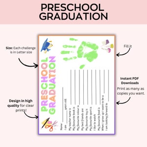 Editable Preschool Graduation Certificate, Preschool Graduation, Last ...