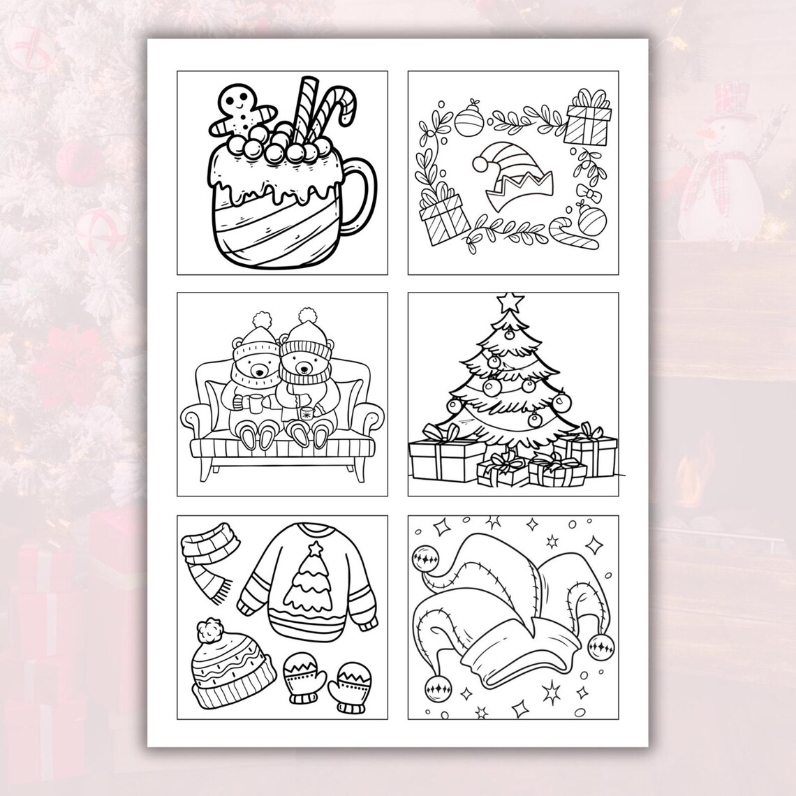 Christmas Coloring Pages, Coloring Book, Printable Christmas Activities ...