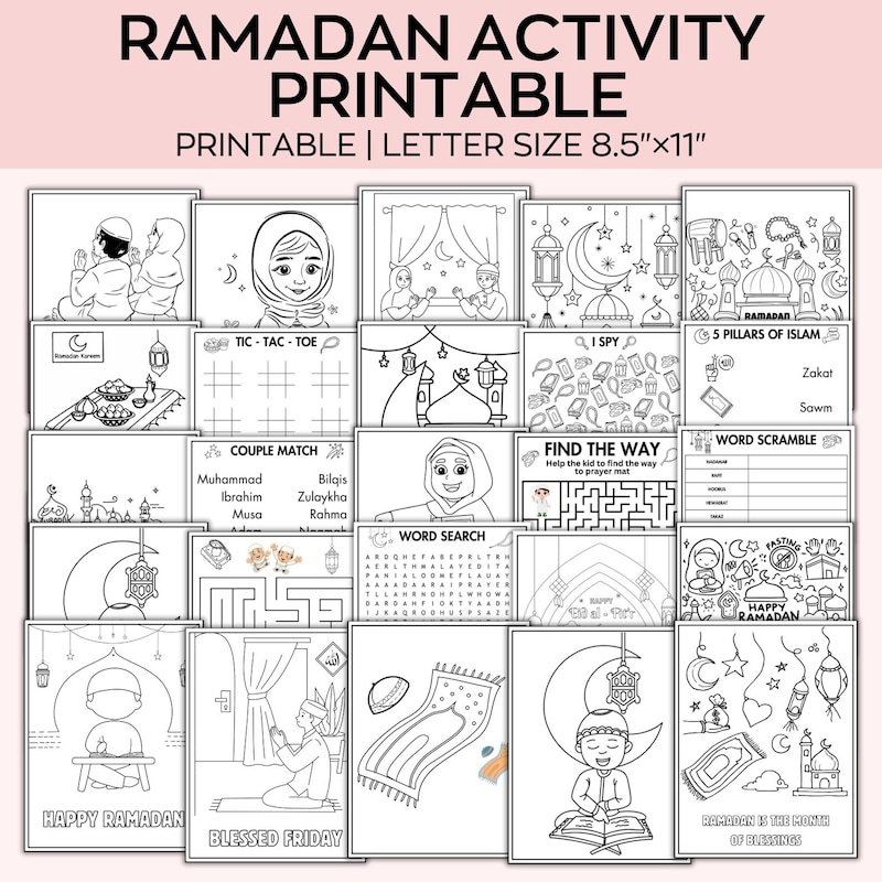 Colouring Book Ramadan - Etsy UK