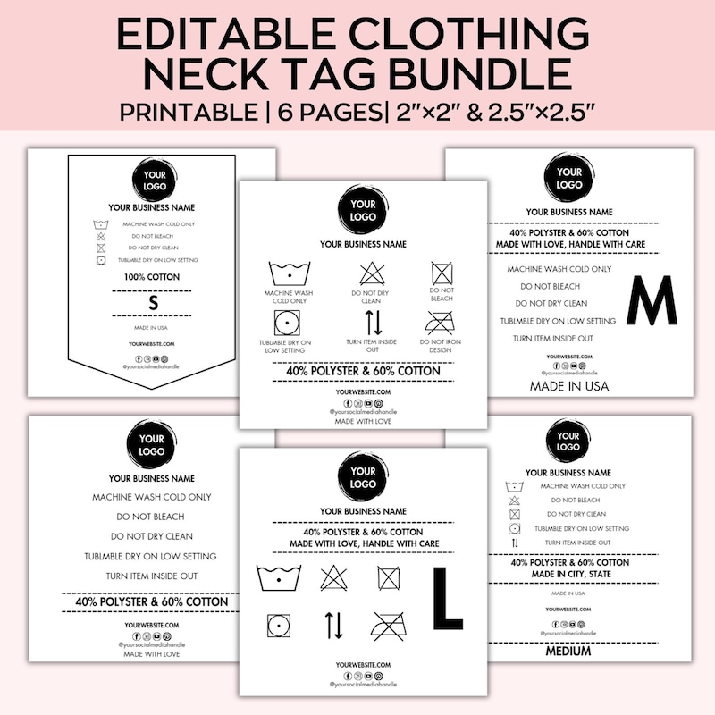 Custom Neck Labels - Etsy