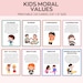 Kids Moral Values Flashcards, Acceptance and Commitment Therapy ...