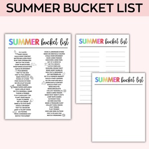 Editable Summer Planner 2024, Printable Summer Kids Planner, Summer ...