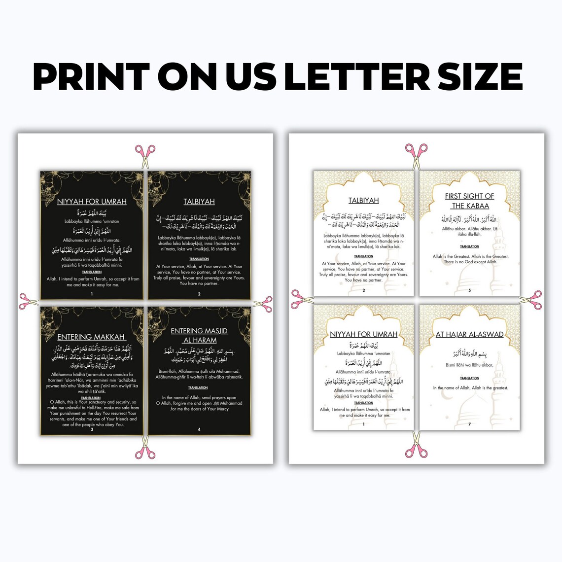 40 Umrah Duas Printable, Umrah Cards, Umrah Guide, Umrah Book, Duas for ...