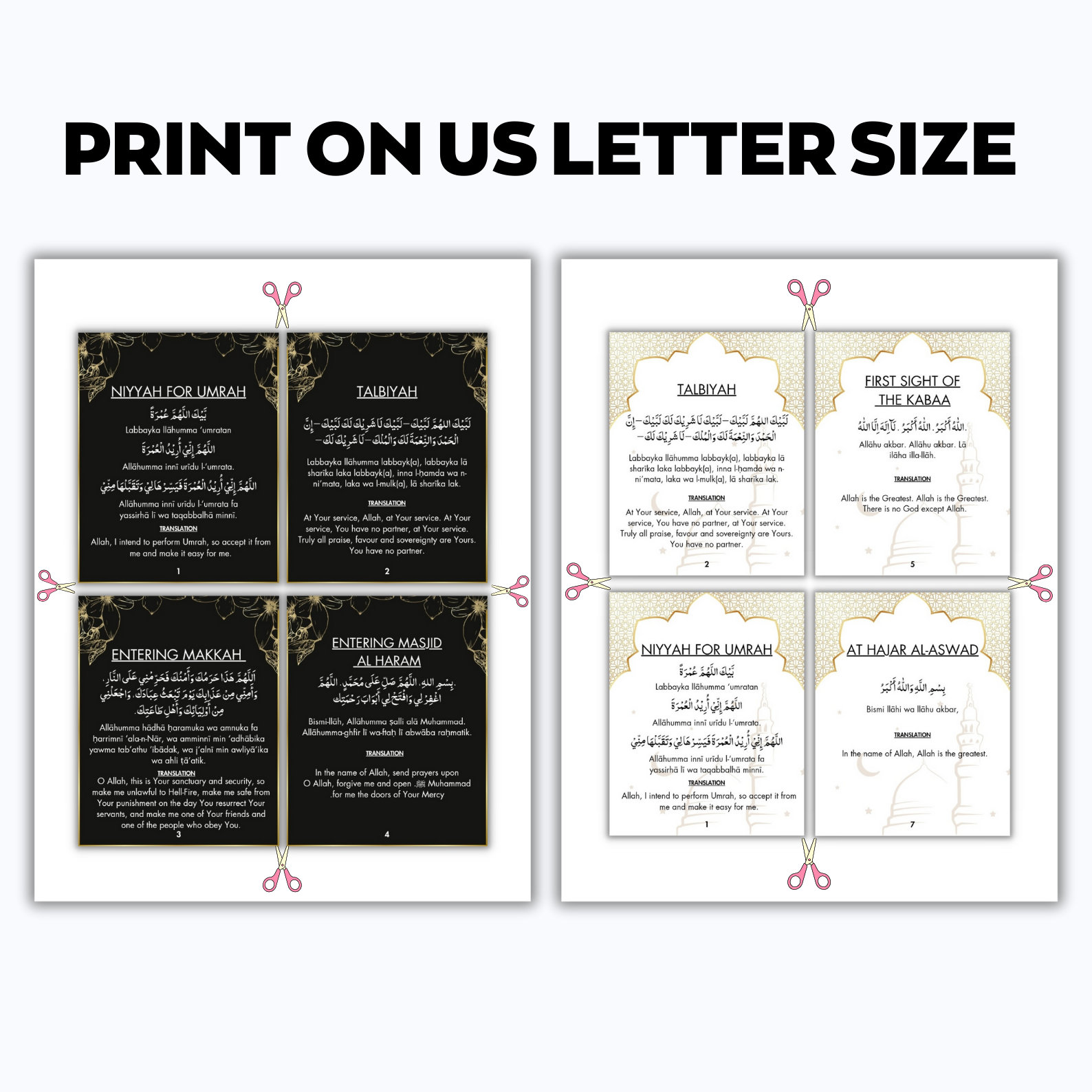 40 Umrah Duas Printable, Umrah Cards, Umrah Guide, Umrah Book, Duas for ...