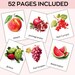 Printables Fruits Flashcards, 30 Montessori Cards, Nomenclature Flash ...