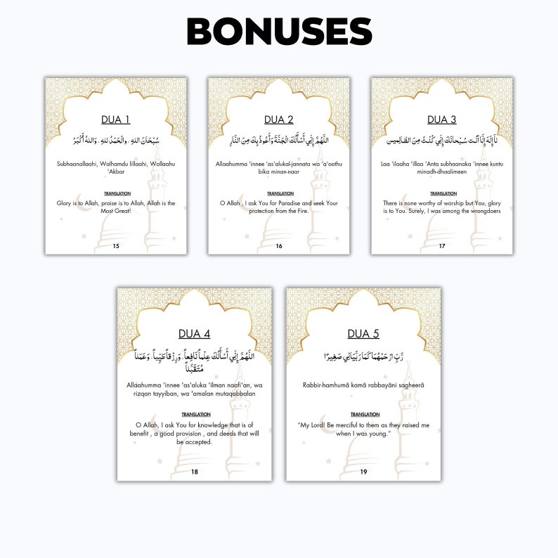 Umrah Duas Printable, Floral Umrah Cards, Dua Cards Printable, Umrah ...