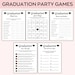 Graduation Party Games, Class of 2024 Graduation Games, College Grad ...