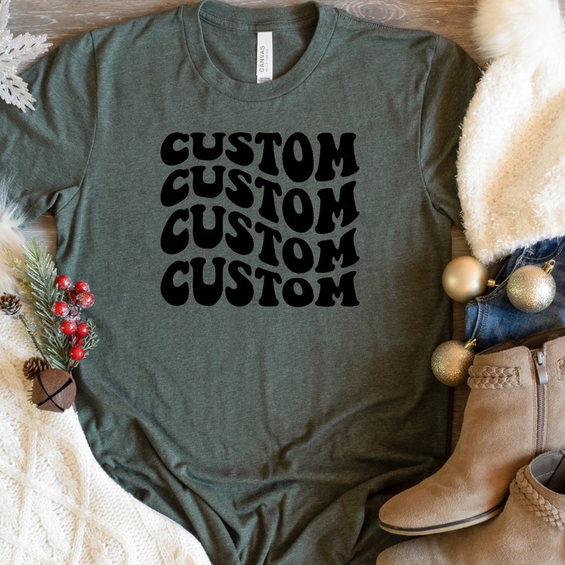 Custom Wavy Letters Svg, Wave Font Quote, Custom Wavy Stacked SVG, Wavy ...