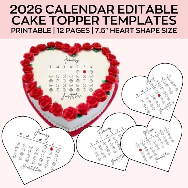 Wafer Paper Valentine - Etsy UK