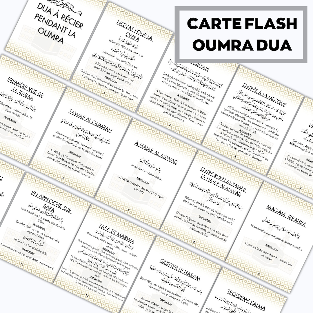 Guide De La OMRA En Français + Texte Phonétique , Invocations OMRA ...