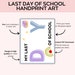 Last Day of School Handprint Craft, Editable Preschool Graduation ...