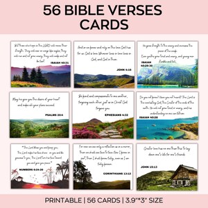 Bible Verse Cards, Bible Journaling, Encouragement Bible Verse ...