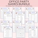 Office Party Game BUNDLE, Work Party Games for Team Building, Staff ...
