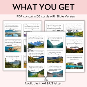 Bible Verse Cards, Bible Journaling, Encouragement Bible Verse ...