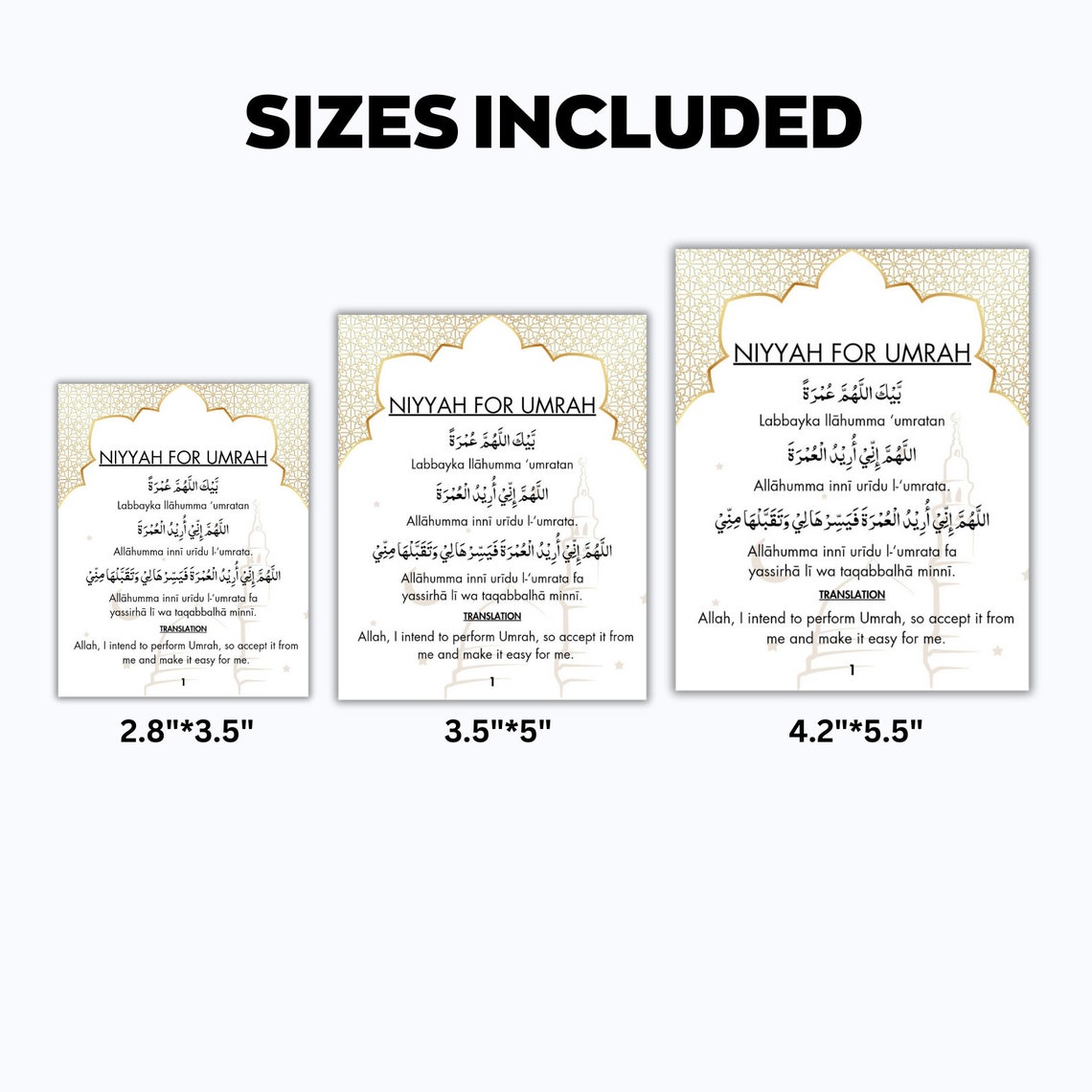 Buy 40 Umrah Duas Printable, Umrah Cards, Umrah Guide, Umrah Book, Duas ...