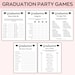 Graduation Party Games, Class of 2024 Graduation Games, College Grad ...