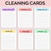 Cleaning Chore Chart, Digital Cleaning Checklist Chart, Household ...