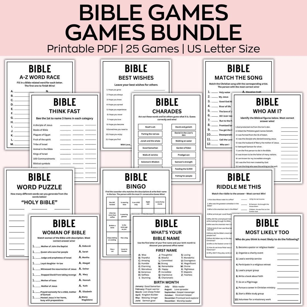 Bible Games Church Games, Youth Group Games, Women's Ministry Ideas ...
