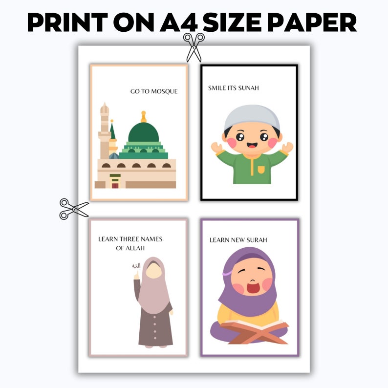 Good Deeds Cards Printable, Ramadan Cards, Ramadan Advent Cards, Kids ...