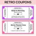 Retro Editable Coupon Template, Coupon Book Template Mother's Day, Last ...
