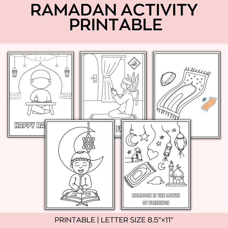 Ramadan Activity Printable, Eid Activities, Ramadan Activity Book ...