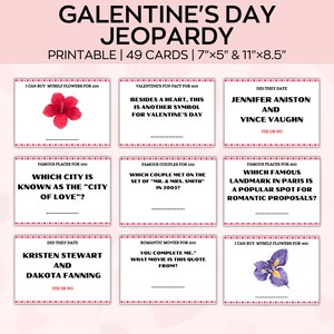 Galentine's Day Party Games, Galentine Jeopardy, Drink Jeopardy Board ...