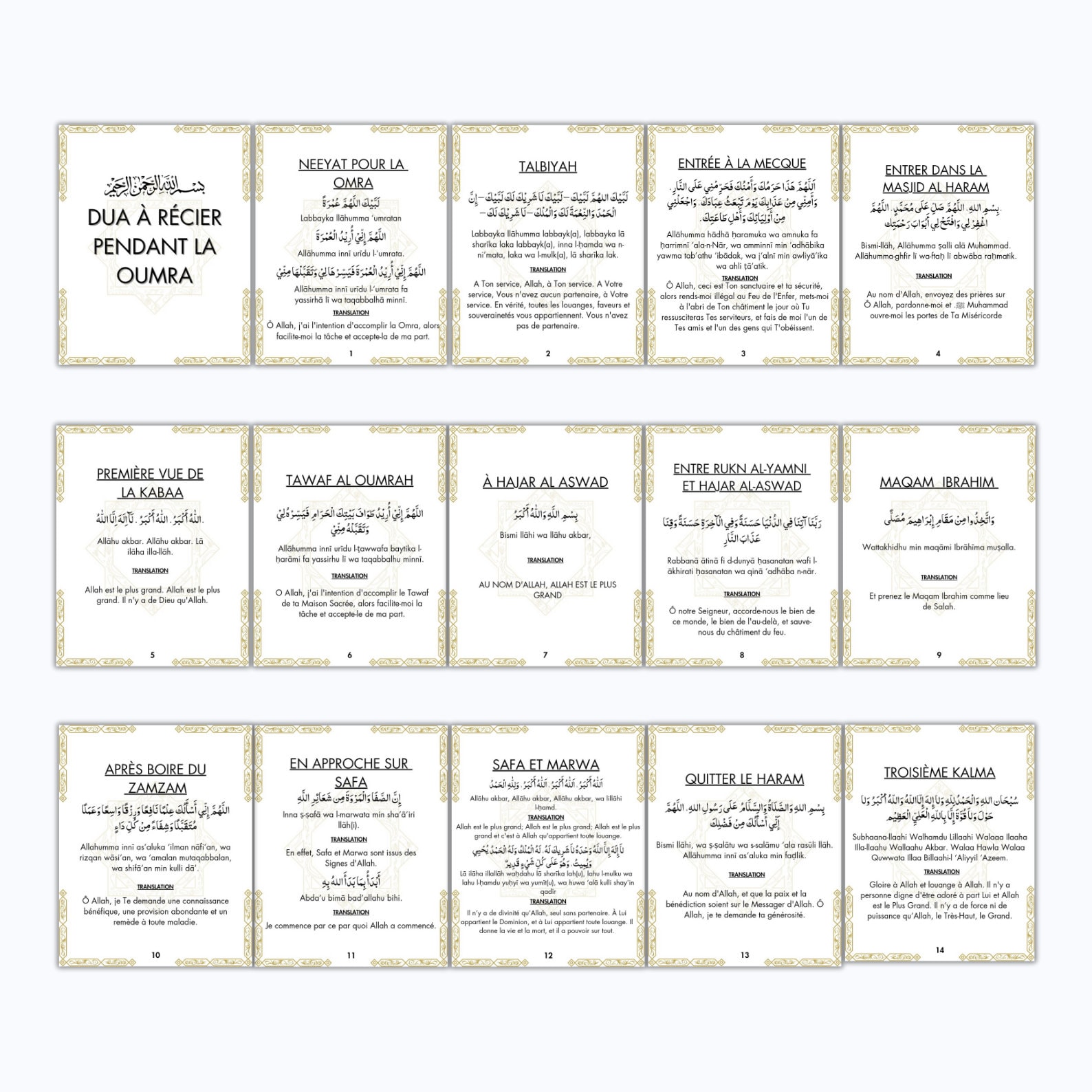 Guide De La OMRA En Français + Texte Phonétique , Invocations OMRA ...