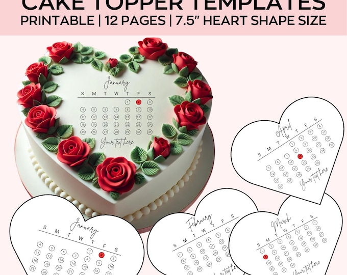 Calendar Cake Image | Pre-cut Edible Images | Multiple Sizes For: Cakes ...