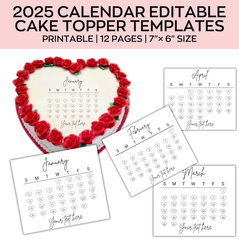Cupcake 2026 Wall Calendar - Etsy