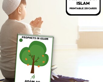 25 Prophets in the Quran & Islam. Islamic Printable and Digital Cards ...