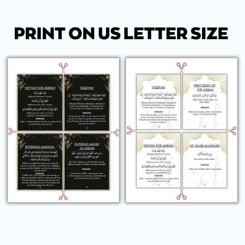 40 Umrah Duas Printable, Umrah Cards, Umrah Guide, Umrah Book, Duas for ...