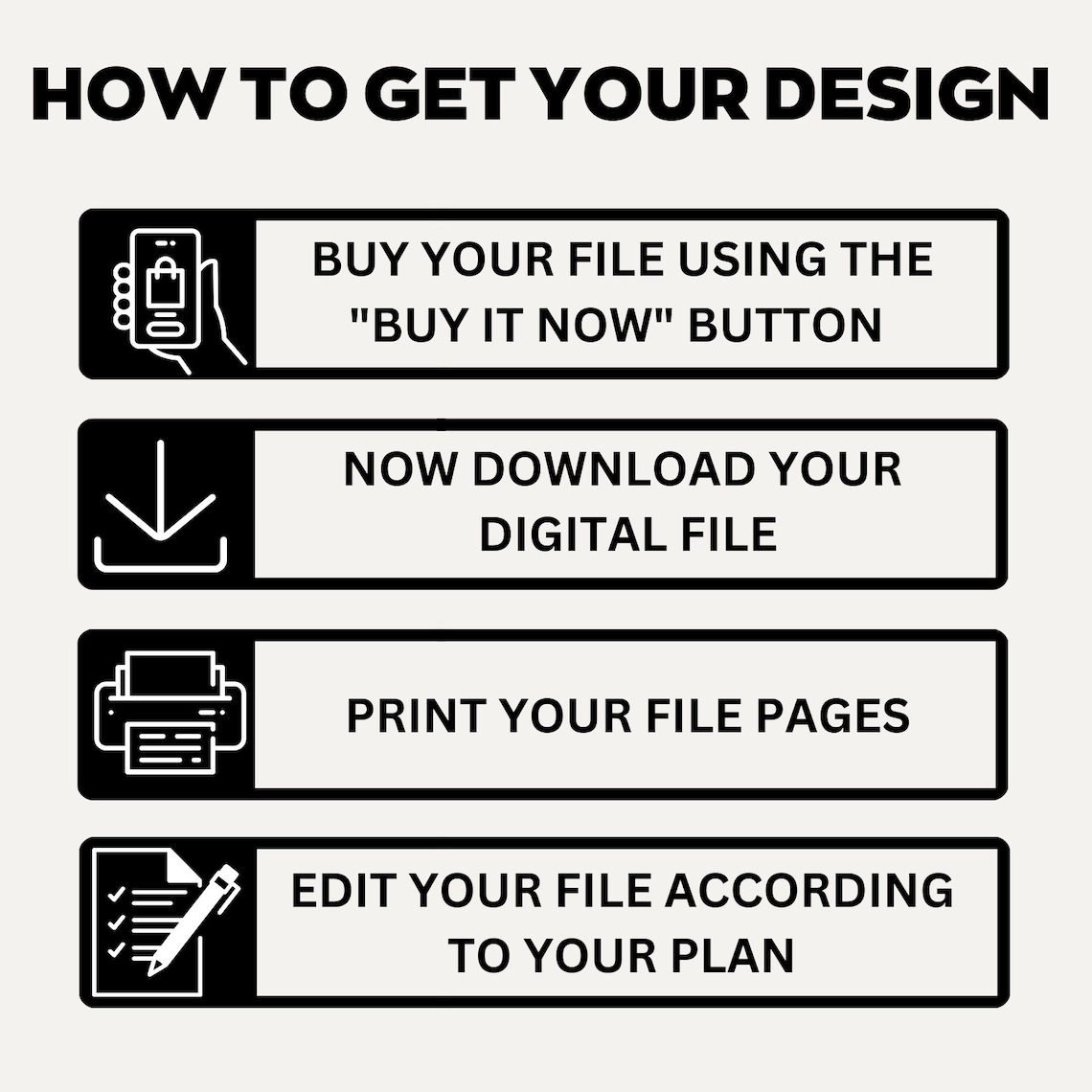 Editable Dtf Transfer Instruction Card, Canva Template,direct to ...