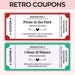 Retro Editable Coupon Template, Coupon Book Template Mother's Day, Last ...