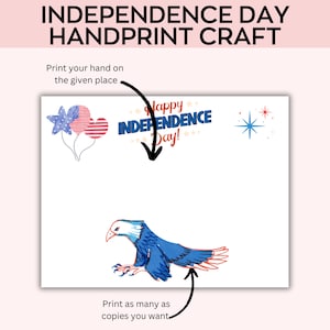 4th of July Handprint Art Bundle, Fourth of July Craft,classroom ...