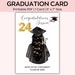 PERSONALIZED GRADUATION Card for Class of 2024, Congratulations ...