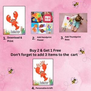 Sea Animals Handprint Art Bundle, Summer Handprint, Classroom Nursery ...