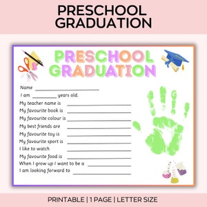 Editable Preschool Graduation Certificate, Preschool Graduation, Last ...