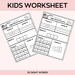 20 Printable Let's Learn Fry 1st TWENTY Sight Words Worksheets ...