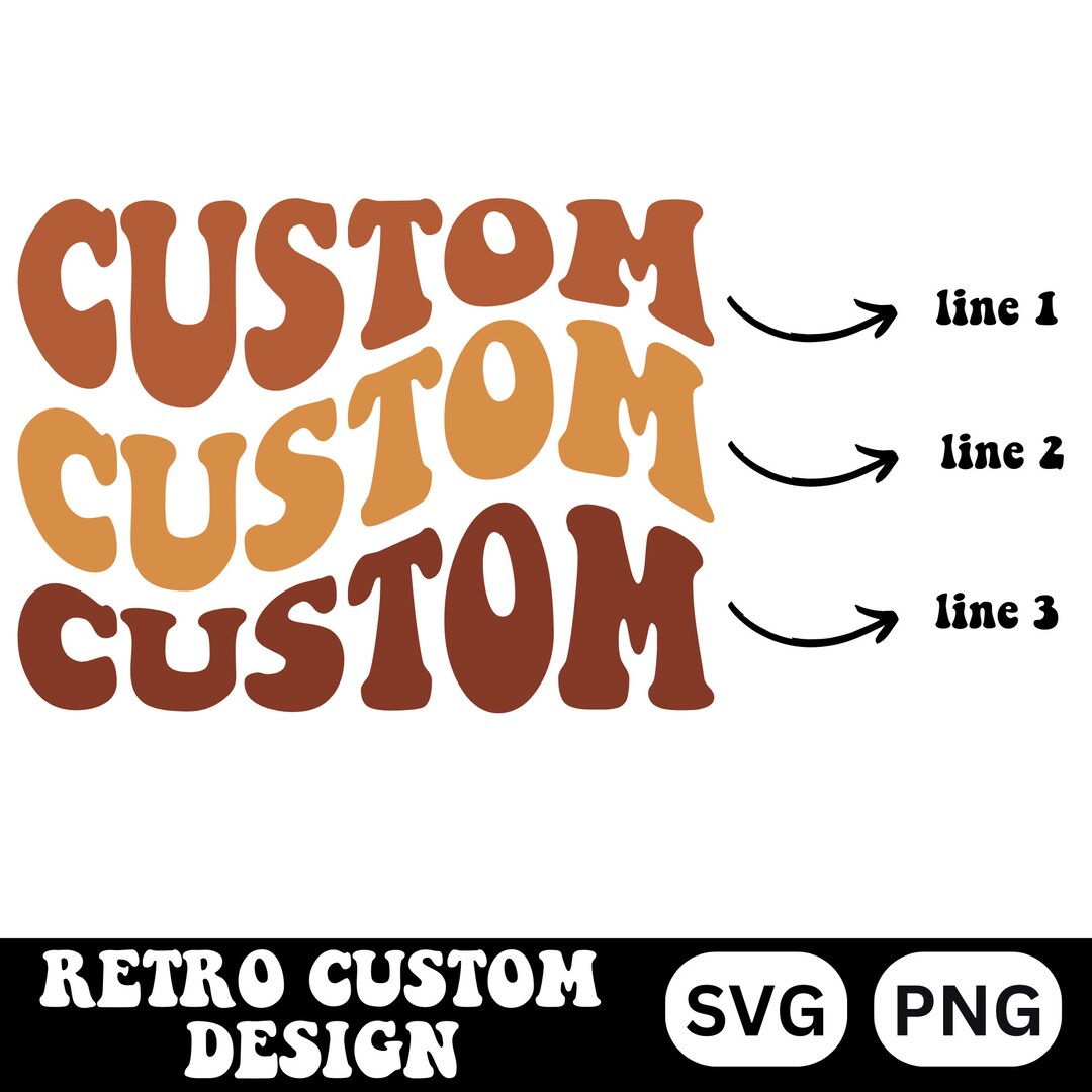 Custom Wavy Letters Svg, Wave Font Quote, Custom Wavy Stacked SVG, Wavy ...