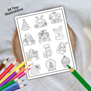 Printable Christmas Coloring Pages, Holiday Coloring Pages, Countdown ...