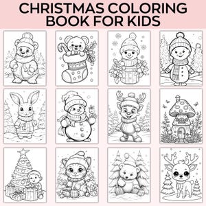 Printable Christmas Coloring Page, Holiday Coloring Pages, Countdown ...