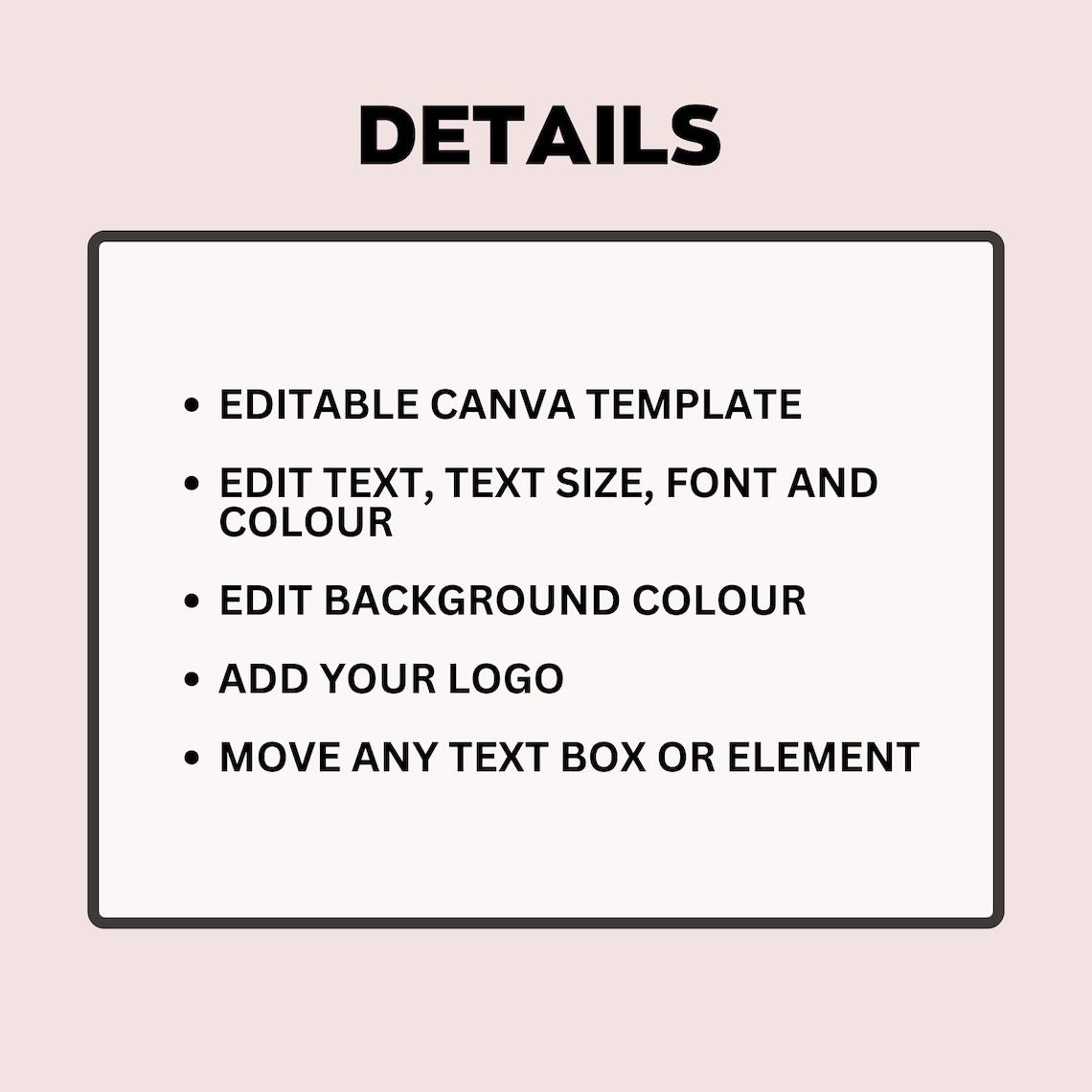 Editable Dtf Transfer Instruction Card, Canva Template,direct to ...