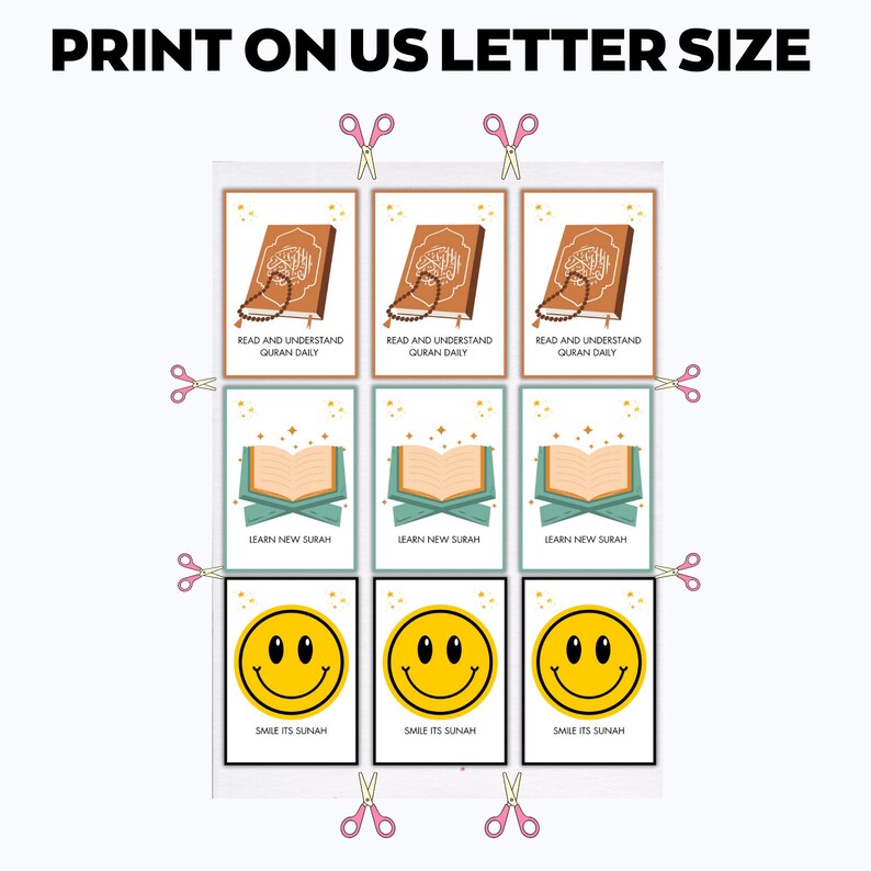 Good Deeds Cards Printable, Ramadan Cards, Ramadan Advent Cards, Kids ...