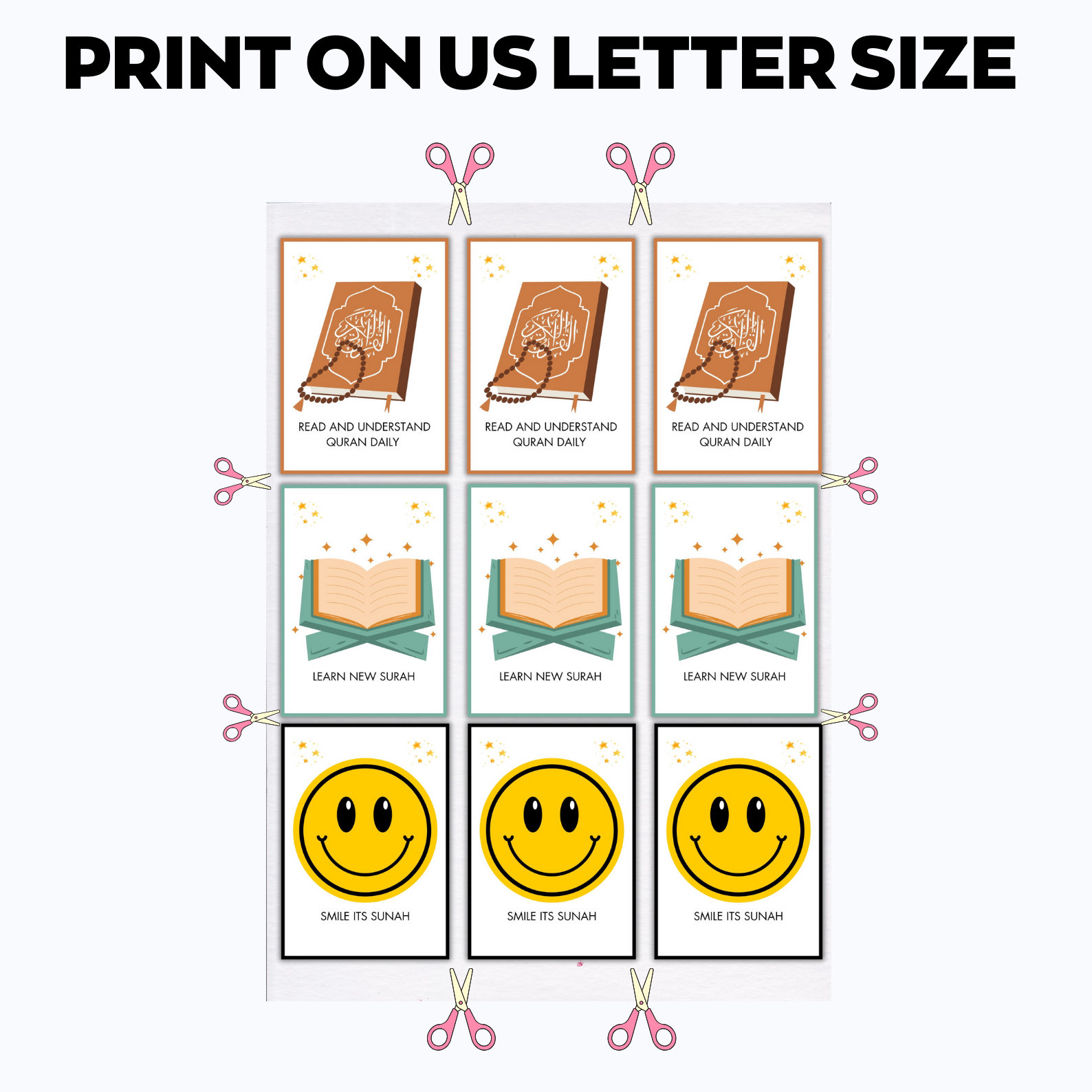 Good Deeds Cards Printable, Ramadan Cards, Ramadan Advent Cards, Kids ...