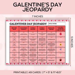 Galentine's Day Party Games, Galentine Jeopardy, Drink Jeopardy Board ...