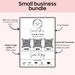 QR Code Sign for Small Business, Canva Template Editable, Price List ...