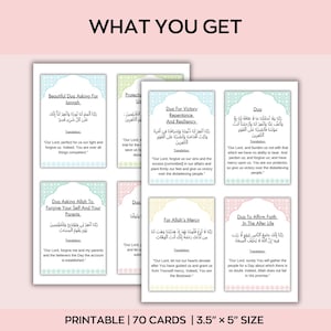 Islamic Dua Flash Cards, Dua Cards for Muslims, Digital Prayer Cards ...