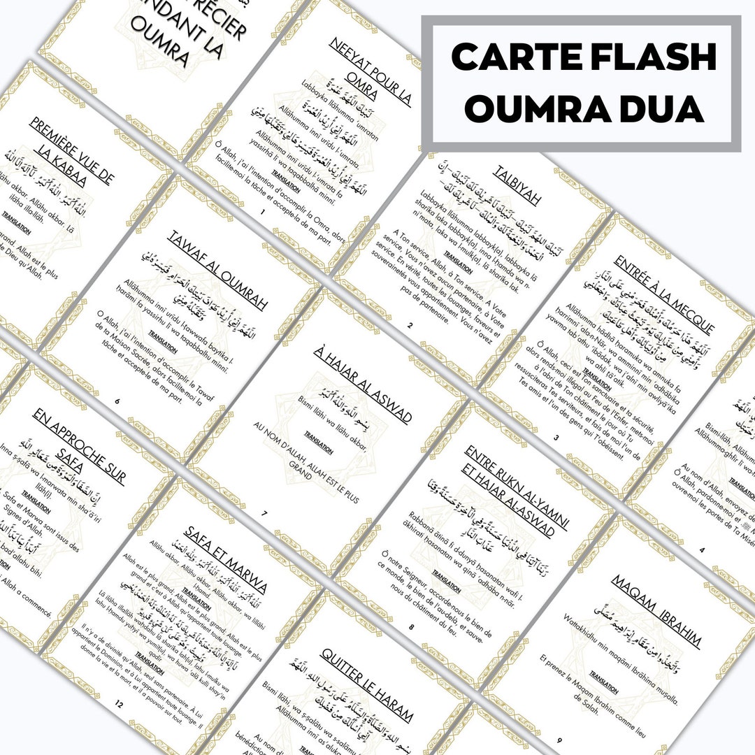 Guide De La OMRA En Français + Texte Phonétique , Invocations OMRA ...