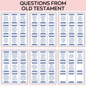 100 Printable Bible "would You Rather" Game, Old and New Testament ...