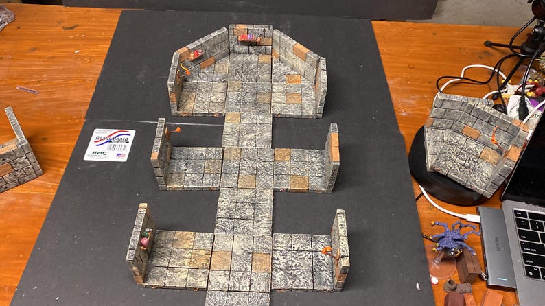 Modular Dungeon Tiles - Etsy
